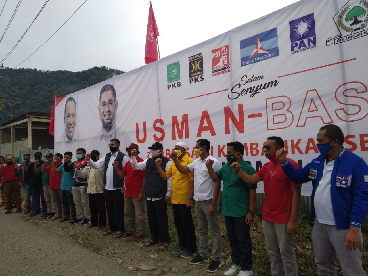 Halsel Menguning, Logo Golkar Mendadak Launching - Poskomalut.com