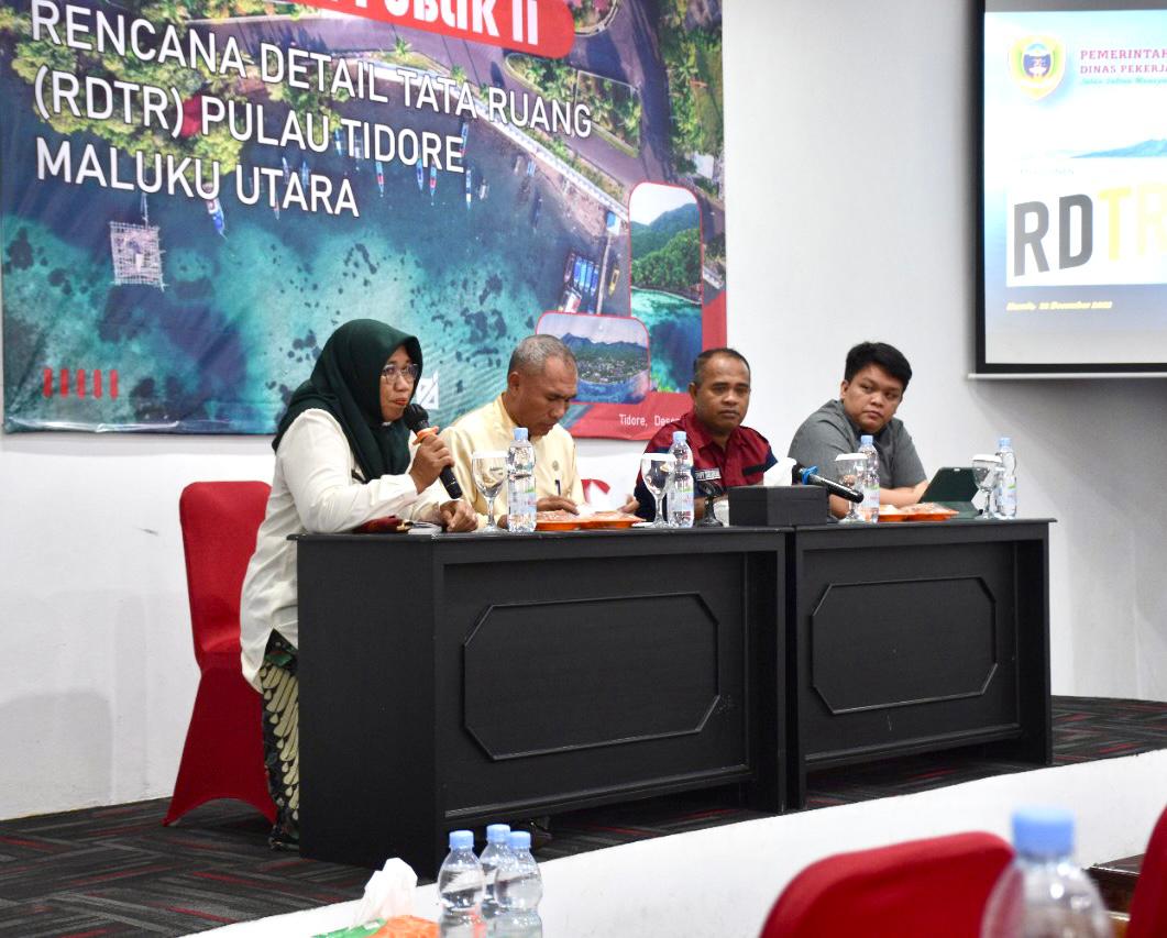 PUPR Tidore Gelar Penyepakatan RDTR Pulau Tidore - Poskomalut.com
